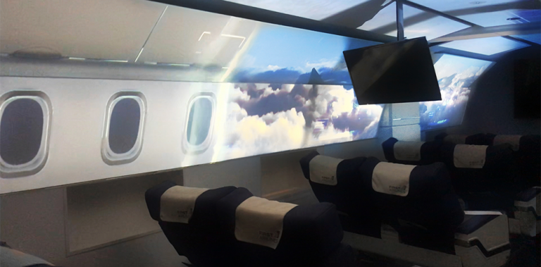 FIRST AIRLINES／ファーストエアラインズ｜プロジェクションマッピング制作のTactile（タクタイル）